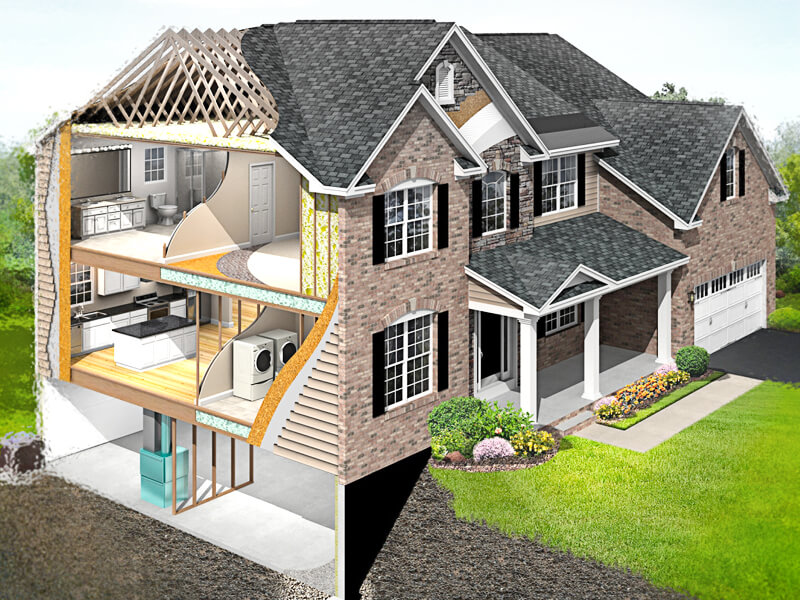 3D Architectural Rendering Mix Opportunity For Home Builder - BluEntCAD